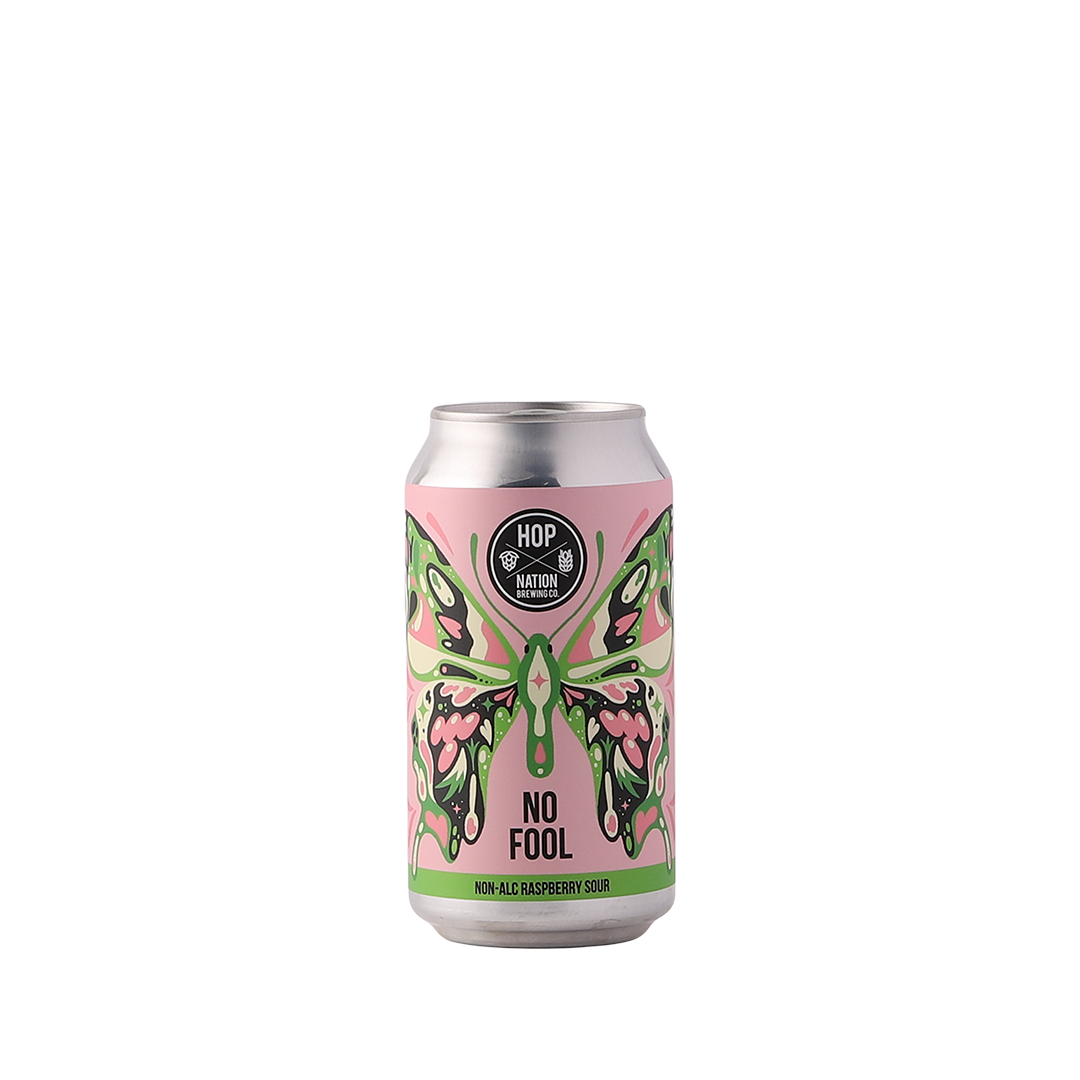 Hop Nation No Fool Non-Alcoholic Raspberry Sour - Beer | Blackhearts ...