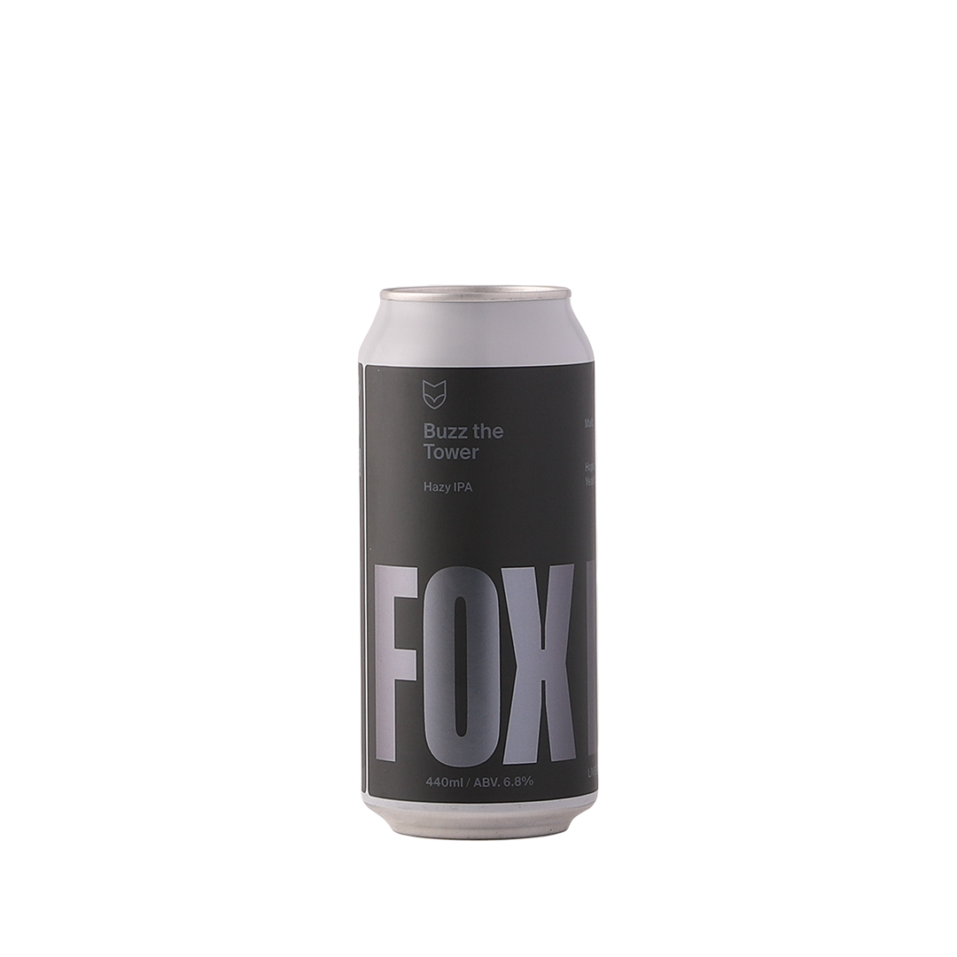Fox Friday Craft Brewery Buzz the Tower Hazy IPA 440ml - Beer ...