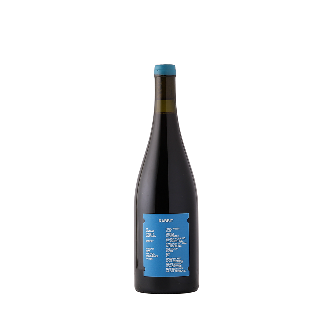 Pool Wines Rabbit Red Shiraz 2022 - Red Wine | Blackhearts and Sparrows