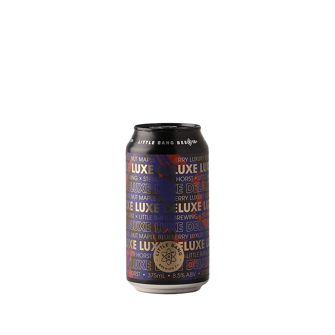 Little Bang Luxe Deluxe Imperial Stout with Hazelnut Maple & Blueberry ...