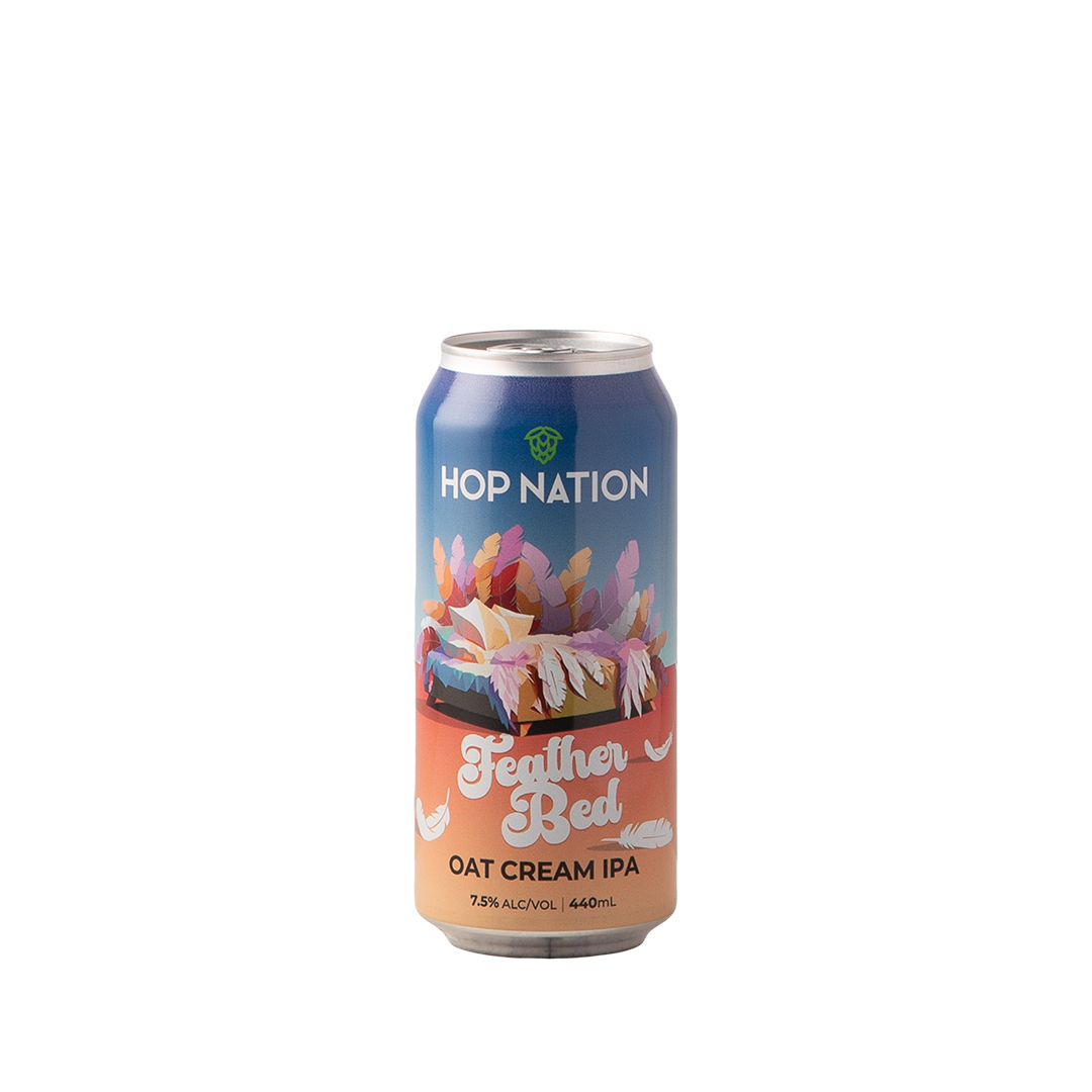 Hop Nation Feather Bed Oat Cream IPA - Beer | Blackhearts and Sparrows