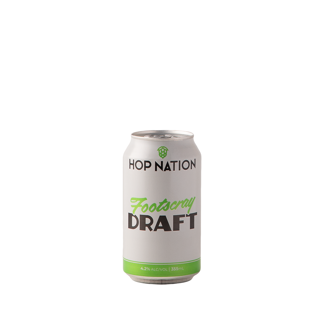 Hop Nation Footscray Draft 355ml - Beer | Blackhearts and Sparrows