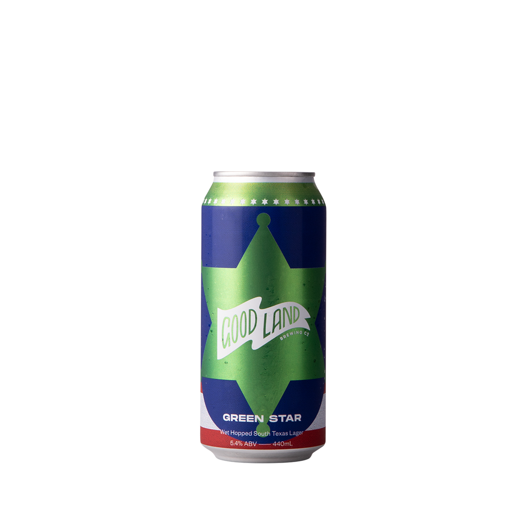 Good Land Green Star Wet Hopped South Texas Amber Lager - Beer ...