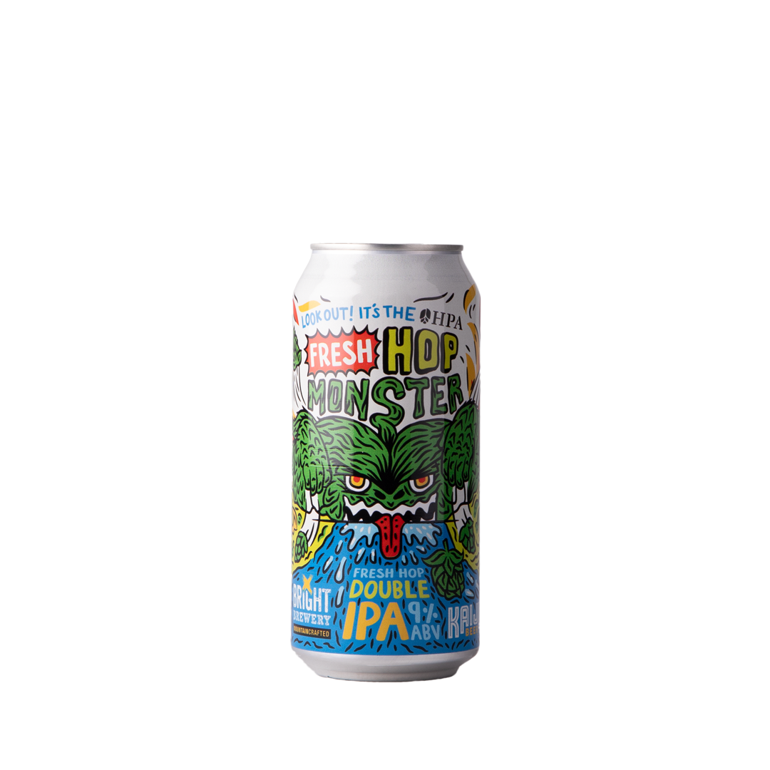 Bright Brewing Fresh Hop Monster Double IPA - Beer | Blackhearts and ...