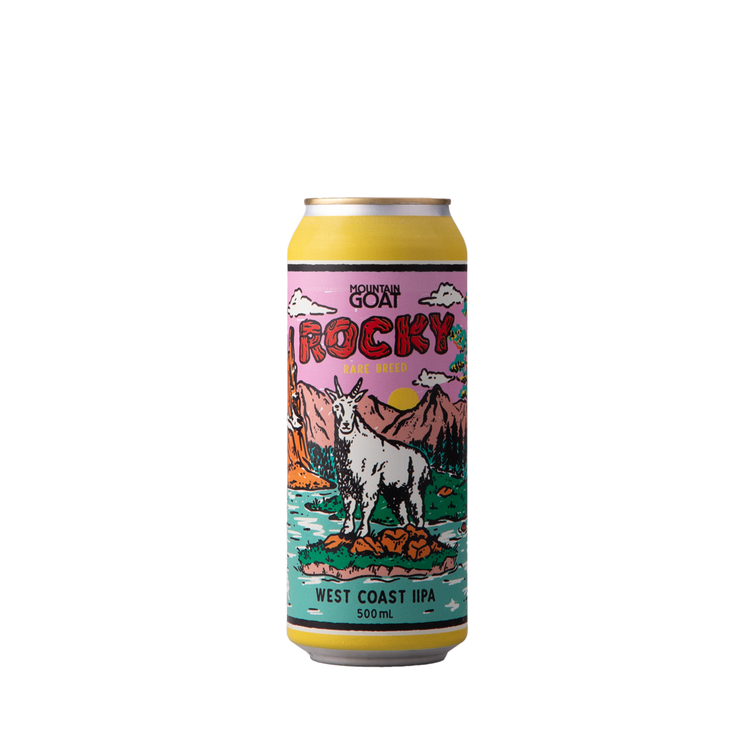Mountain Goat Rocky West Coast IPA 500ml - Beer | Blackhearts and Sparrows