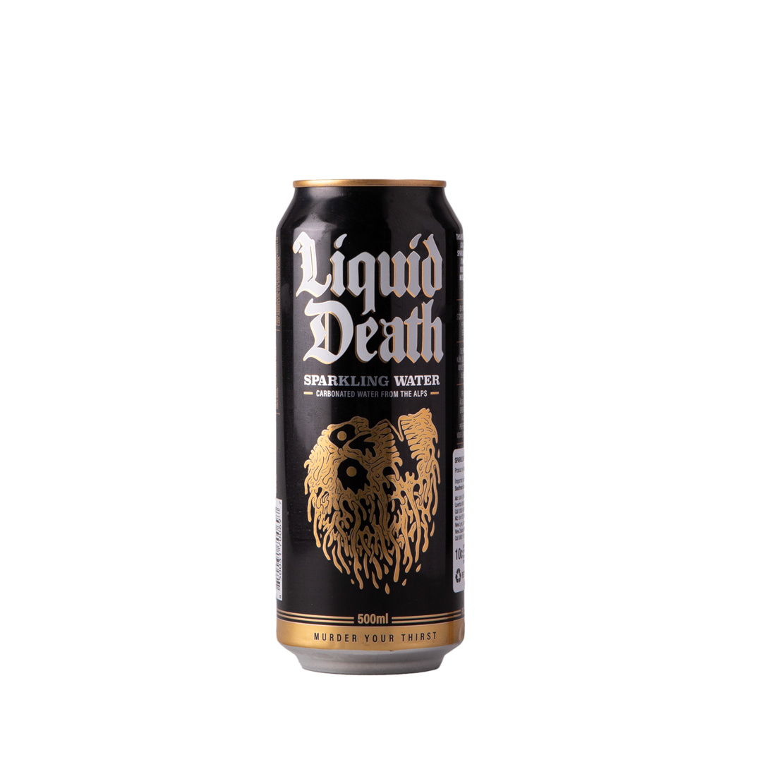 Liquid Death Sparkling Water 500ml - Non Alcoholic | Blackhearts and ...