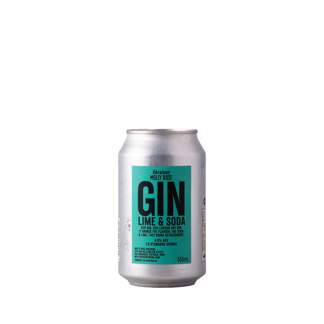 Molly Rose Veraision Gin Lime & Soda 330ml - Spirits/Vermouth ...