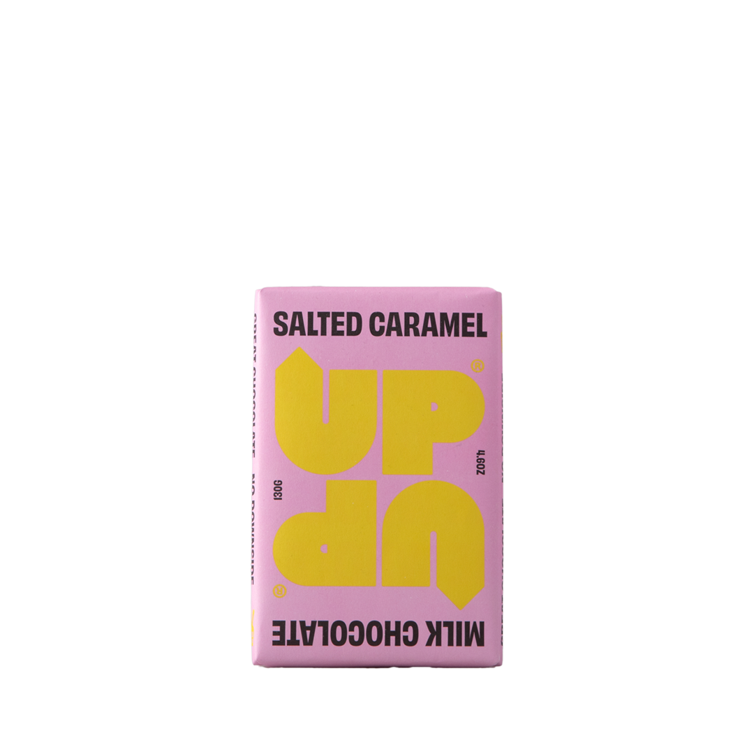 Up Salted Caramel Milk Chocolate 130g - Food | Blackhearts and Sparrows