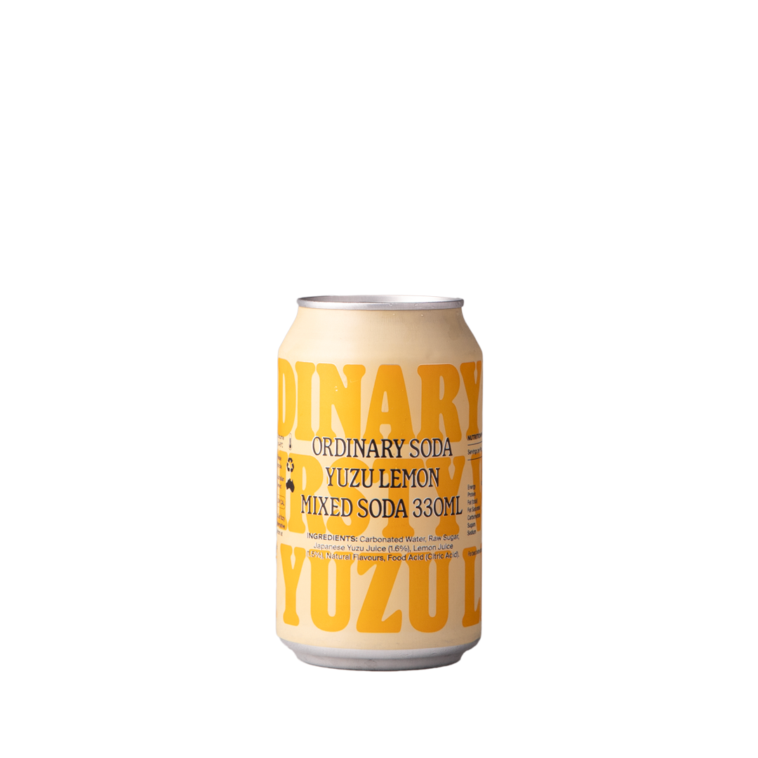 Ordinary Soda Yuzu Lemon 330ml - Non Alcoholic | Blackhearts and Sparrows