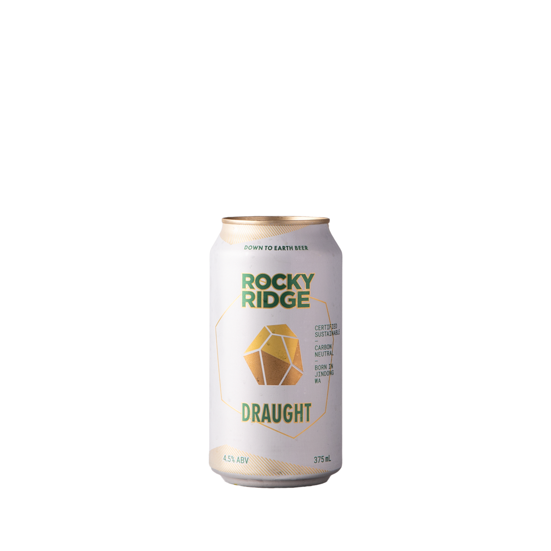 Rocky Ridge Draught Lager 375ml - Beer | Blackhearts and Sparrows