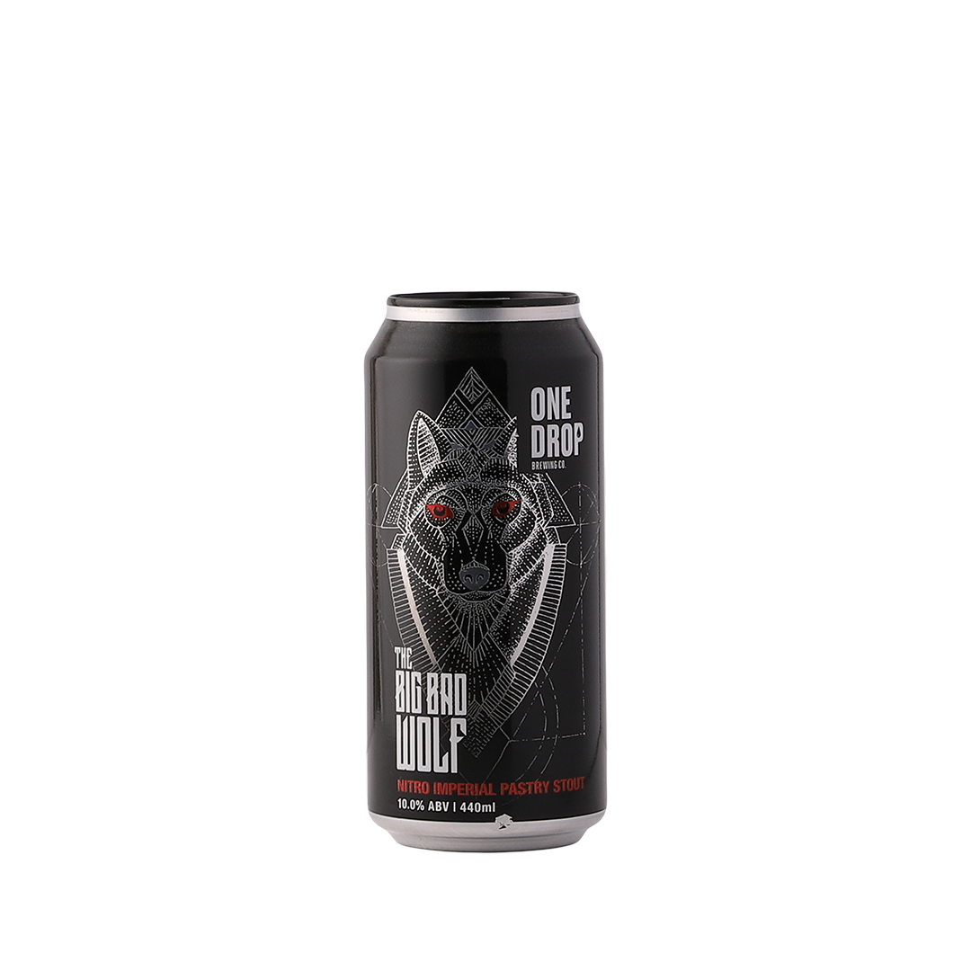 One Drop Big Bad Wolf Nitro Imperial Stout 440ml (can) - Beer ...