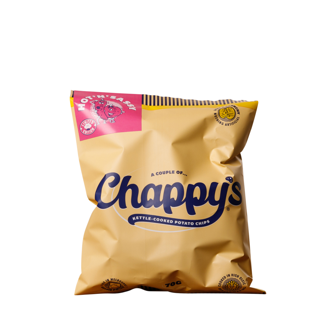 Chappys Hot 'N' Sassy Potato Chips - Food | Blackhearts and Sparrows